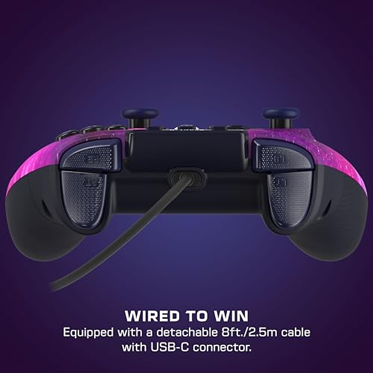 Turtle Beach REACT-R Wired Game Controller – Officially Licensed for Xbox Series X & S, Xbox One, and Windows 10|11 PC’s – Nebula