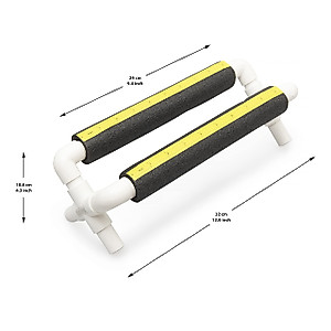 BENSAVVIN Crafting Cup Cradle - Foam Rest with Measuring Tape, Easy Assembly for Precision Vinyl, Pointing and Etching, White, Black