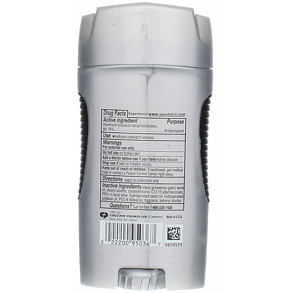 Speed Stick Original Antiperspirant & Deodorant, Irish Spring 2.70 oz (Pack of 6)