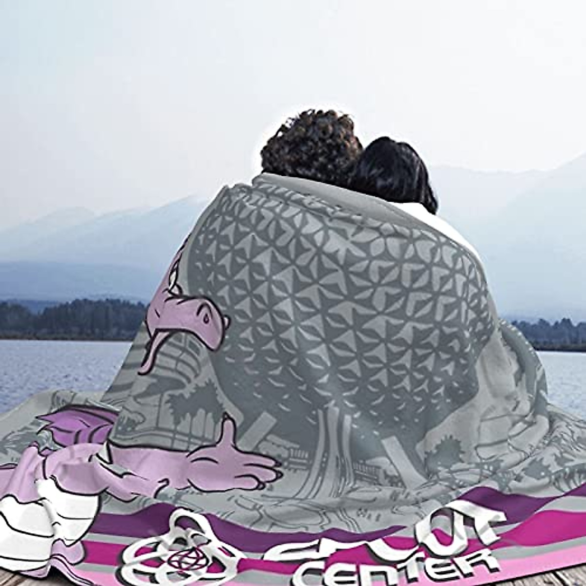 JIYINJI Figment Novelty Blanket Fleece Throw Blanket Super Soft Lightweight for Youth 60"X50".