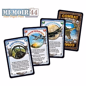 Memoir '44 New Flight Plan Board Game EXPANSION - Take to the Skies with This Thrilling WWII Air Combat! Strategy Game for Kids & Adults, Ages 8+, 2 Players, 30-60 Min Playtime, Made by Days of Wonder