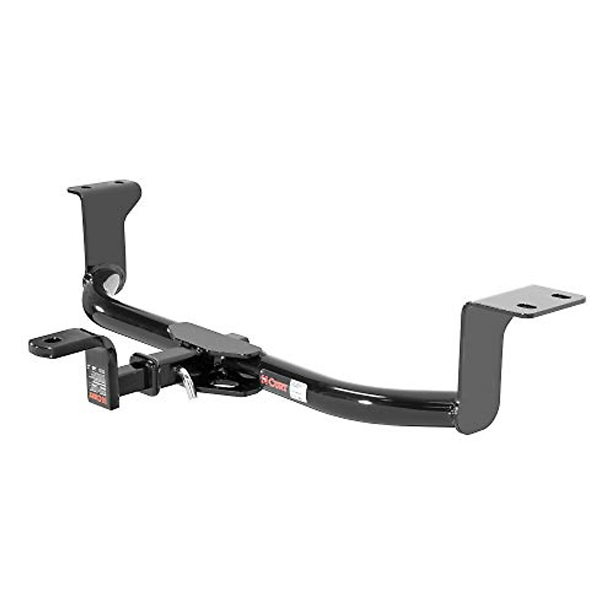 CURT 112763 Class 1 Trailer Hitch with Ball Mount, 1-1/4-In Receiver, Fits Select Toyota Prius,Black
