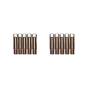 Chicago Electric Flux 125 Welder 63582 63583 Mig Gun Parts Nozzle Liner Tip 2150 (10-PK Tips .035)