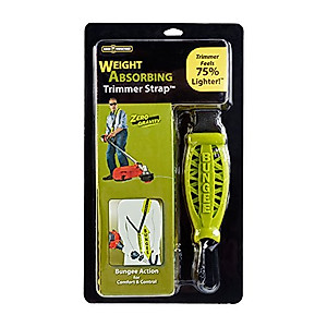 Good Vibrations Zero Gravity - Universal Weight Absorbing String Trimmer Strap with Bungee PRO-X System & Deluxe Comfort Shoulder Pad - Reliefs Body Tensions & Stabilizes Trimmer for Maximum Control