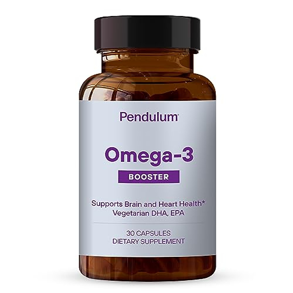 Pendulum Omega-3 Supplement - Vegetarian Algae Omega Supplement Promotes Brain & Heart Health with DHA & EPA - 30 Capsules