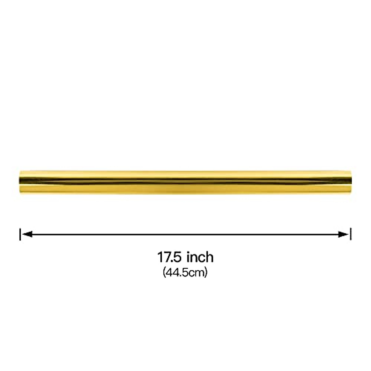 RUSPEPA Gold Metallic Wrapping Paper - Solid Color Paper Perfect for Wedding, Birthday, Christmas, Baby Shower - 17.5 Inches X 32.8 Feet