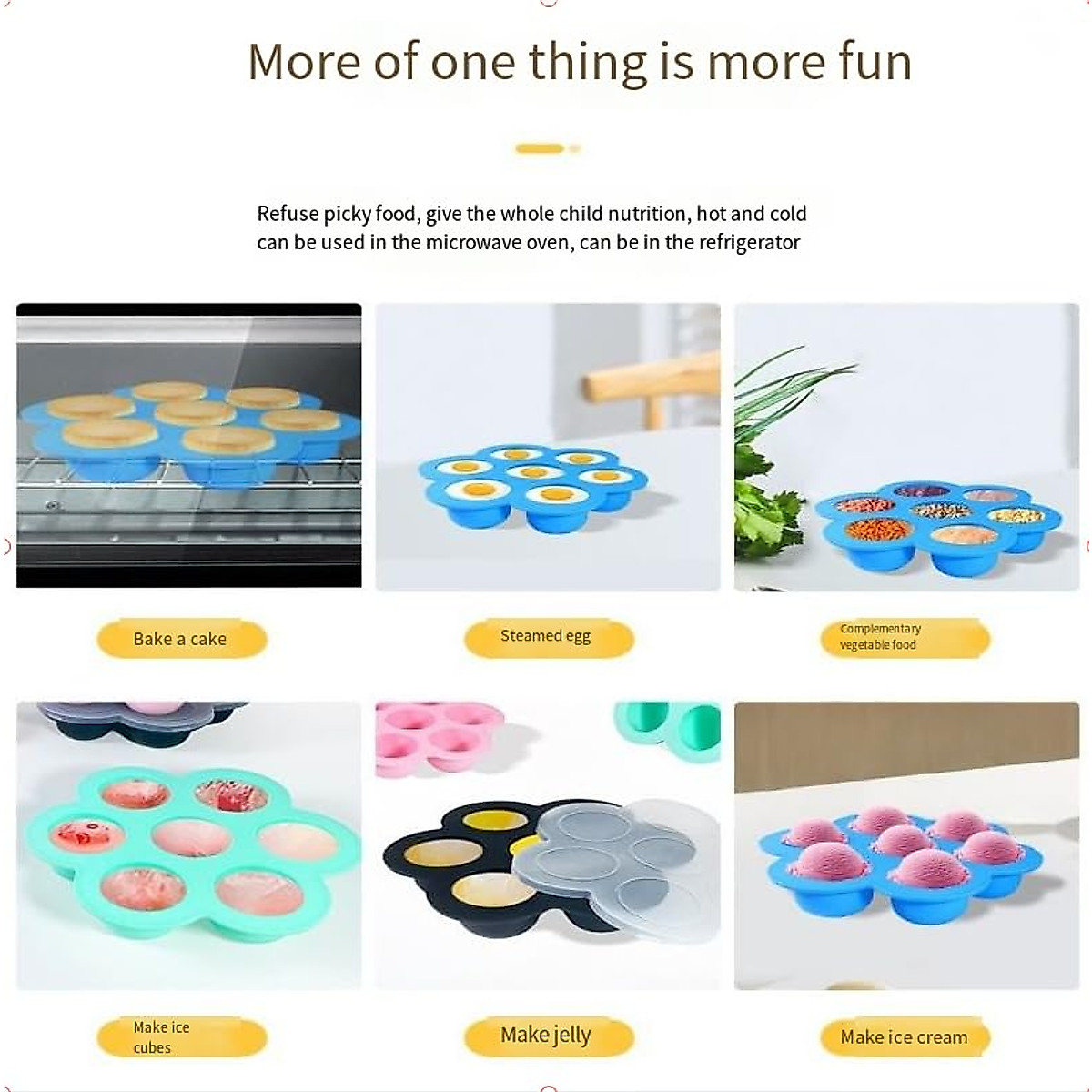 GeRRiT Silicone Egg Bites Molds Air Fryer Egg Mold，Pink Instant Pot Egg Bite Molders Pastel Muffin Cupcake Pan Mold for Cooker Accessories (Green&Blue)