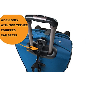 V VOLKGO Сar Sеat Travel Belt - Easy Carry & Saving Money - Car Seat Travel Strap to Convert Your Car Seat and Carry-on Luggage into an Airport Car Seat Stroller