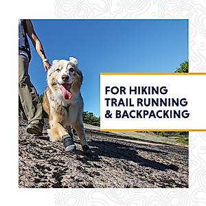 Ruffwear, Grip Trex Dog Boots, Outdoor Booties with Rubber Soles for Hiking and Running, Obsidian Black, 2.0 in (2 Boots)