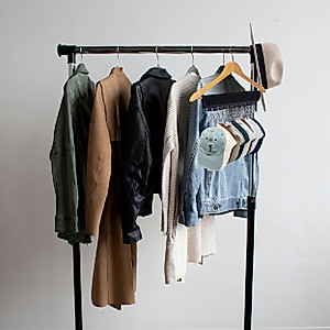 CATCHLUCK Hat Organizer Hat Rack for Baseball Caps Wall Hat Racks Baseball Cap Organizer Holder for Hanger 10 Clip Hanger Hat Holder for Closet Winter Hat Storage Accessories, Black