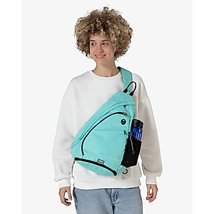 WATERFLY Sling Bag Crossbody Backpack: Over Shoulder Daypack Casual Cross Chest Side Pack