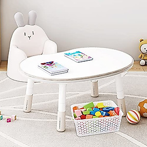 CadineUS Plastic Weave Baskets, 6 Pack Small Plastic Storage Basket Bins