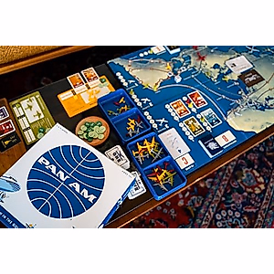 Funko Games Pan Am Board Game, Strategy Board Game, 2-4 Players 6 and Up