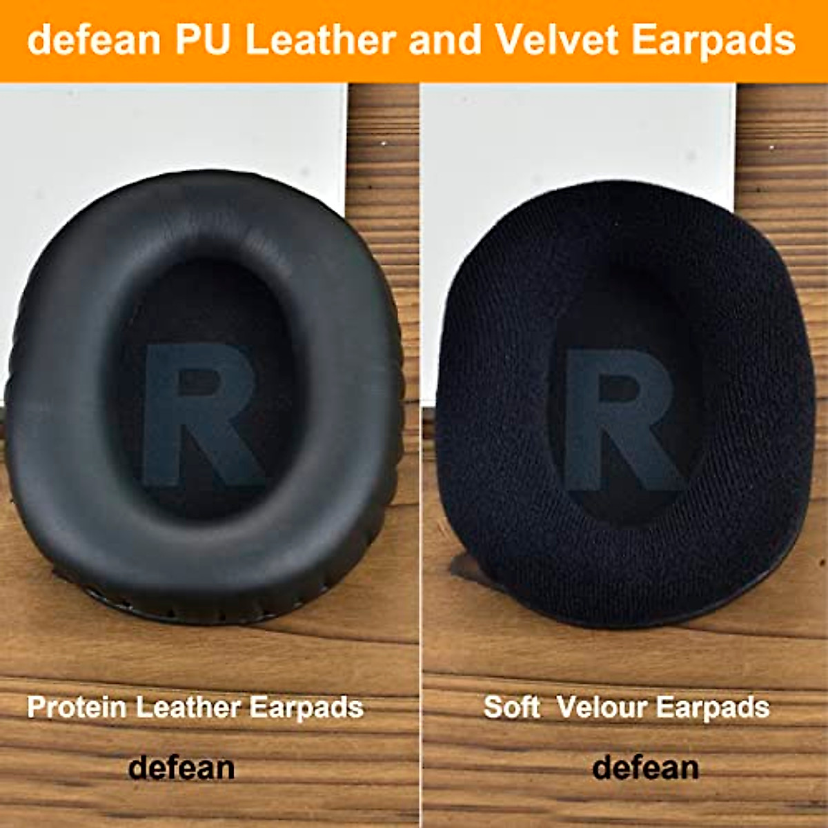 defean Replacement G Pro X Ear Pads Earpads Cover Ear Cushion Compatible with Logitech G Pro/G Pro X Gaming Headphones (Velour)