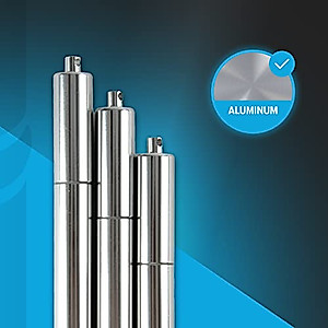 Epulse Smell Proof Metal Tubes Holder (3 pack), Air Tight Aluminum Storage Tubes, Smell Proof Container, Portable Metal Tube to Protect Your Pre Rolls Cones (Up to 112mm - King Size - Gray)