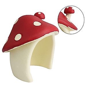 yyangz Miniature Mushroom House Fairy Garden Resin Ornament Micro Landscape Mushroom House Molds Plant Flower Pots Ornament for Tabletop Dollhouse Bonsai Garden Decor