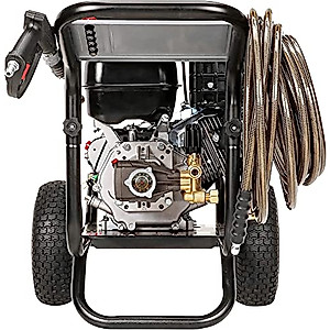 SIMPSON Cleaning PS60843 PowerShot 4400 PSI Gas Pressure Washer, 4.0 GPM, CRX 420cc Engine, Includes Spray Gun and Extension Wand, 5 QC Nozzle Tips, 3/8-inch x 50-foot Monster Hose