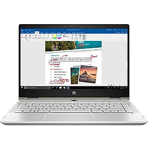 HP Pavilion X360 2-in-1 2019 Flagship 14" Full HD IPS Touchscreen Laptop/Tablet, Intel Quad-Core i5-8250U 8GB DDR4 128GB SSD 802.11ac Bluetooth 4.2 Fingerprint Reader Backlit Keyboard Win 10 (Renewed)