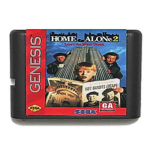 Aditi Home Alone 2 lost in New York NTSC-USA 16-bit MD Game Card for the Mega Sega Drive for Genesis
