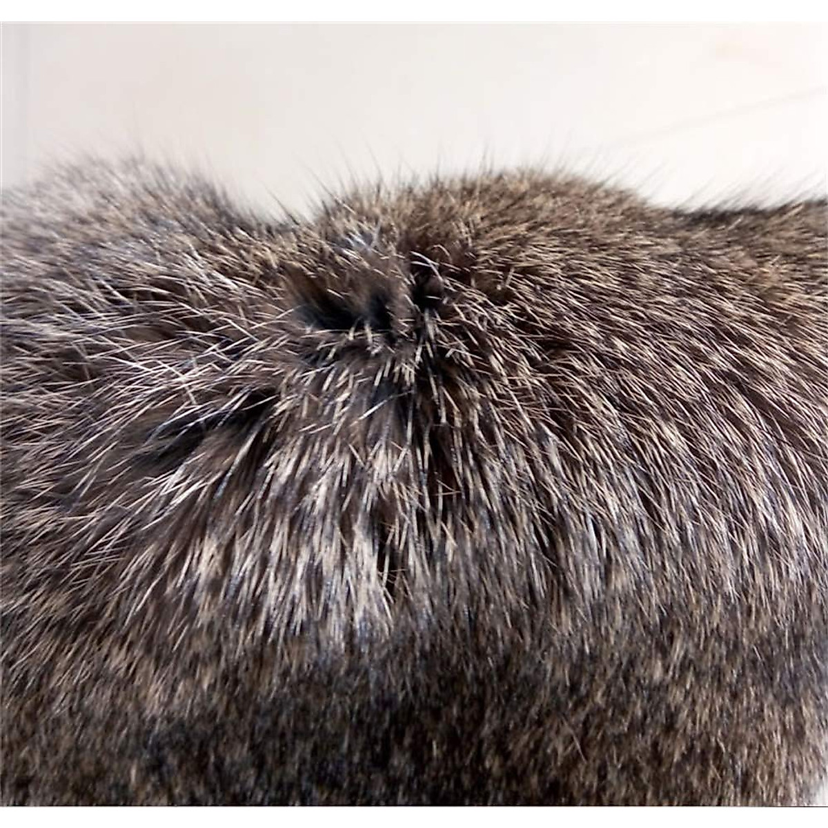 4pack Natural Tanned Rabbit Fur Pelt Real Rabbit Skin Hide Pelts (10" by 12" Rabbit Pelt with Sewing Quality Leather) (Natural Yellow Tanned)