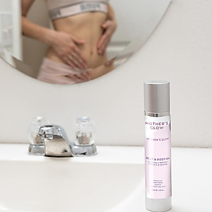 Organic Belly Oil for Stretch Marks, Plant-Based & Pregnancy-Safe Postpartum Skincare, Ultra Soothing Hydrating Nourishing