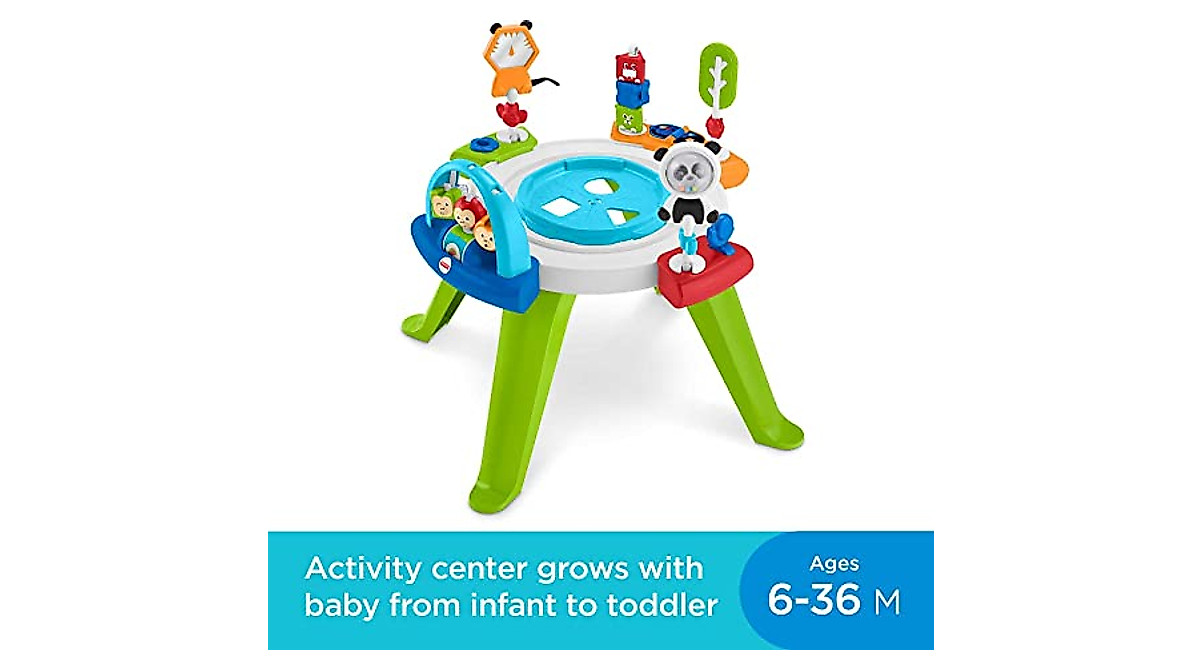 Fisher-Price 3-in-1 Spin & Sort Activity Center for Babies & Toddlers