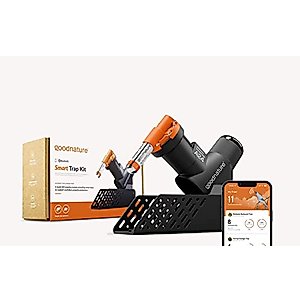 Goodnature Smart Trap Kit, A24 Humane Mouse Trap & Rat Trap with Portable Trap Stand, Automatic Paste Pump and CO2 Canister, Pet-Friendly Mouse Trap with Smart Counter