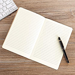 12 Pack Notebook Journals for Travelers, Students and Office, Writing Diary Subject Notebooks Planner with Lined Paper, College Ruled, 60 Pages, 30 Sheets, 8.3x5.5 inch, A5 Size, Travel Journal Set