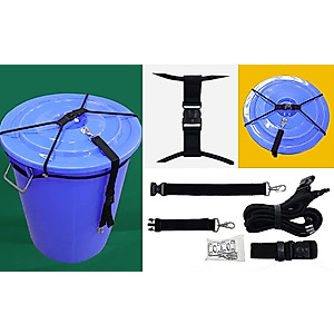 Trash Can Lid Lock - Make a Dog Proof Trash can with Our Garbage Can Lock for Wildlife, Pet & Critter Proof Locking Trash Can - Easy Install Trash Can Lock for Outdoor Garbage Can 40-60 Gallon Bin