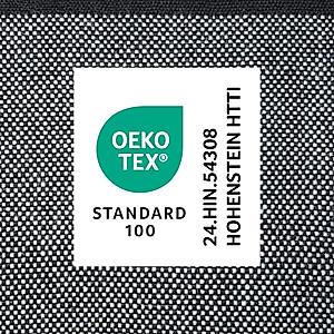 TOWN & COUNTRY TERRA Alara Indoor/Outdoor Decorative Pillow, 14"x20", Black/Ivory