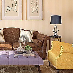 Elegant Designs LT1006-CHR Mod Art Polished Chrome Table Lamp with Black Shade