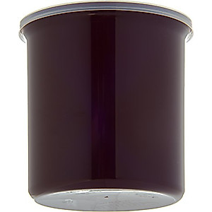 Carlisle FoodService Products Classic™ Round Storage Container with Lid, 1.2 Quart Crock, Brown