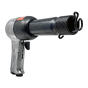 Chicago Pneumatic CP717 - Air Hammer, Welding Equipment Tool, Construction, Heavy Duty, 0.498 Inch (12.7mm), Round Shank, Stroke 2.68 in / 68 mm, Bore Diameter 0.75 in / 19 mm - 1800 Blow Per Minute