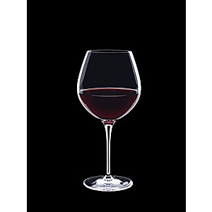Luigi Bormioli Vinoteque 22.25 oz All Purpose Red Wine Stem, Set of 6, 6 Count (Pack of 1),