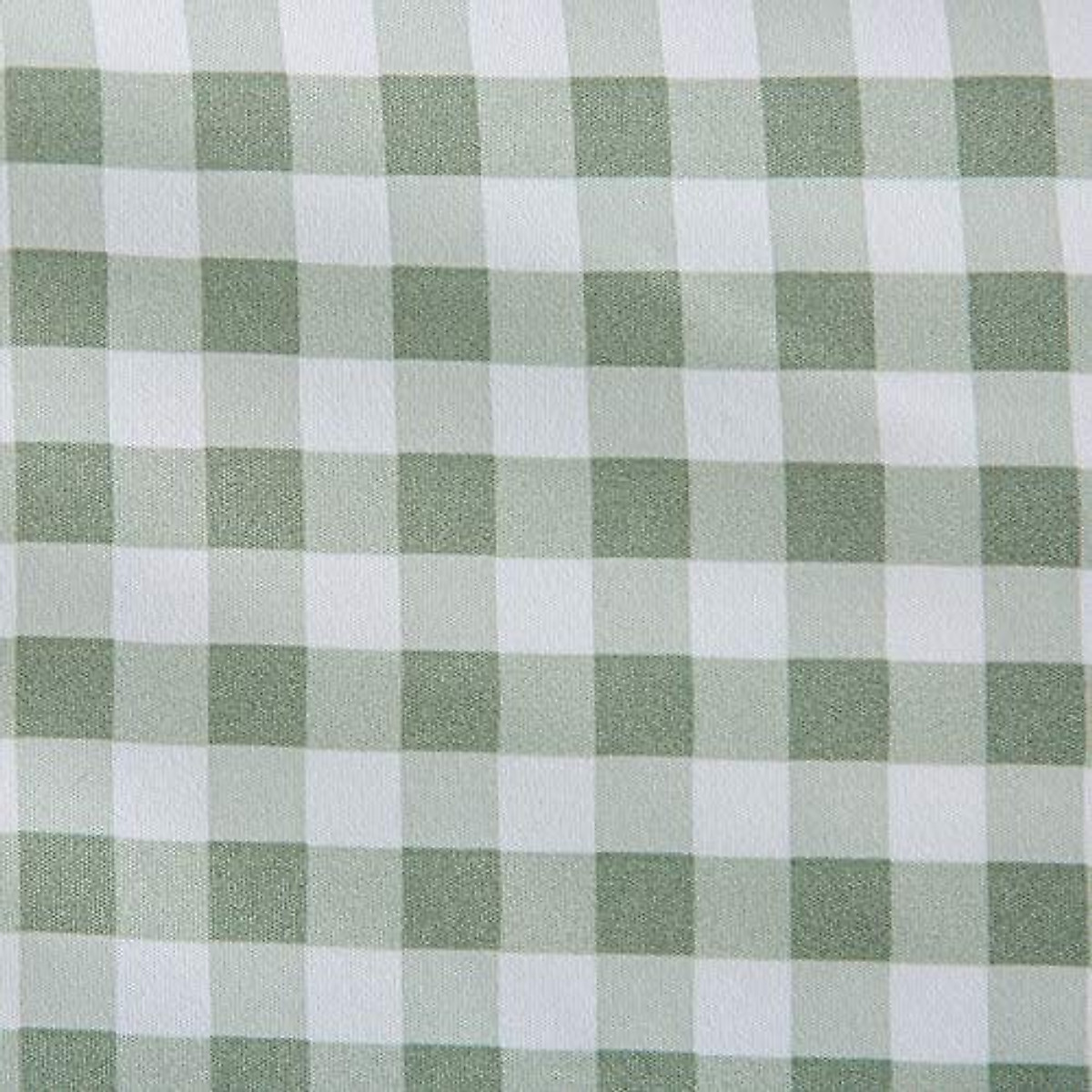 Kimko Green Plaid Bedding Set Checkered Duvet Cover Set for Adults,Soft,Comfortable and Breathable【 4Pcs -1 Duvet Cover Set + 1 Flat Sheet + 2 Pillowcases】