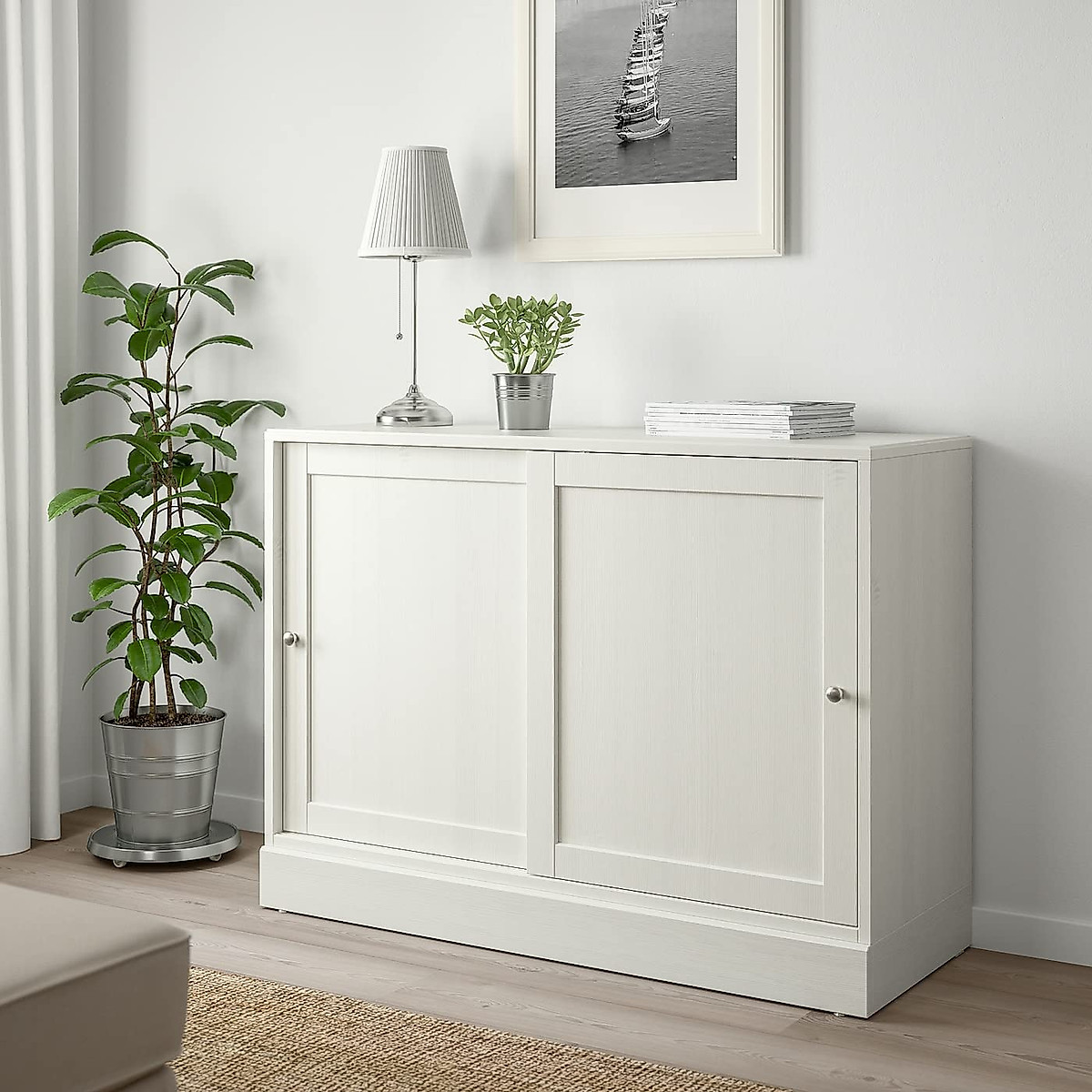 Ikea Havsta Cabinet with Base White 703.886.20