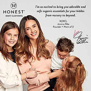 HonestBaby Non-Slip Footed Pajamas One-Piece Sleeper Jumpsuit Zip-Front 100% Organic Cotton PJs for Baby Boys (LEGACY), Watercolor World/Teal Blue, 18 Months