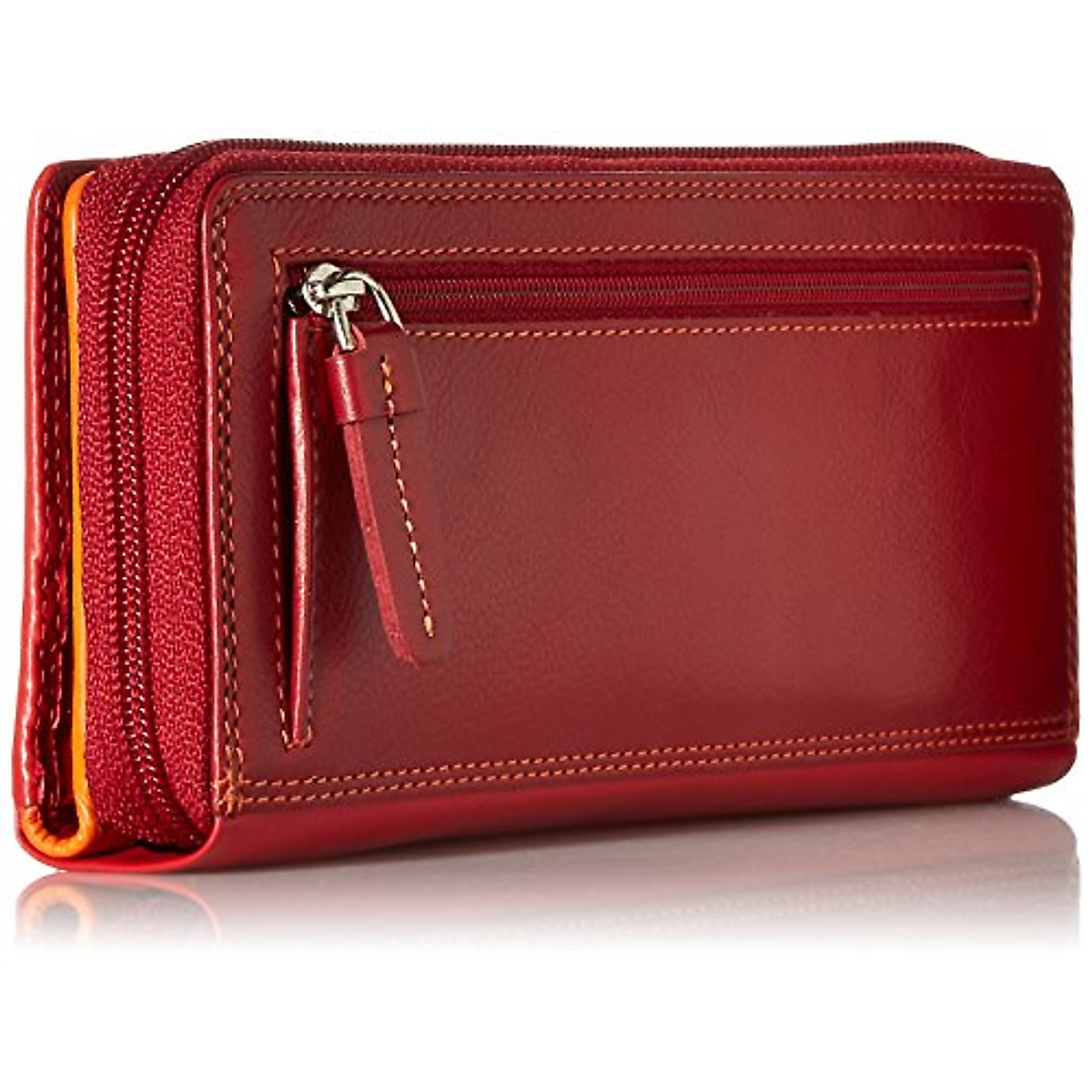 Visconti Women's Rb55 Leather Purse Red Multicolor