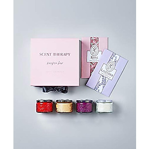 Aromatherapy Candle Gift Set for Women - 6-Piece Scented Candles, Ideal for Mom, Sister, Daughter, Perfect for Birthdays, Mother's Day, and Special Occasions - Relaxing and Delightful Fragrances