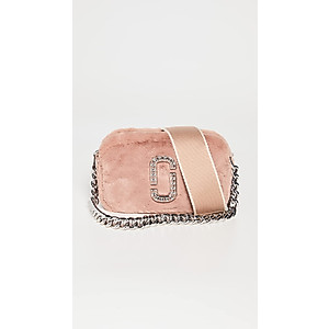 Marc Jacobs Women's The Plush Snapshot, Black, One Size