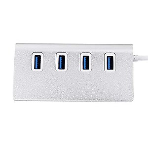 SHYPT One Drag Four Splitter Portable USB Splitter ，USB 3.0 4-Port Multi Hub Splitter Aluminum Adapter