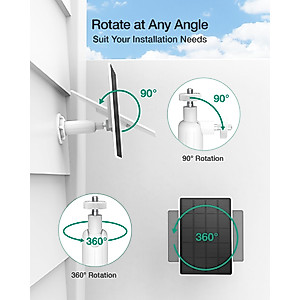 Lindo Solar Panel 3W Compatible with Lindo Doorbell Camera and Spotlight Camera