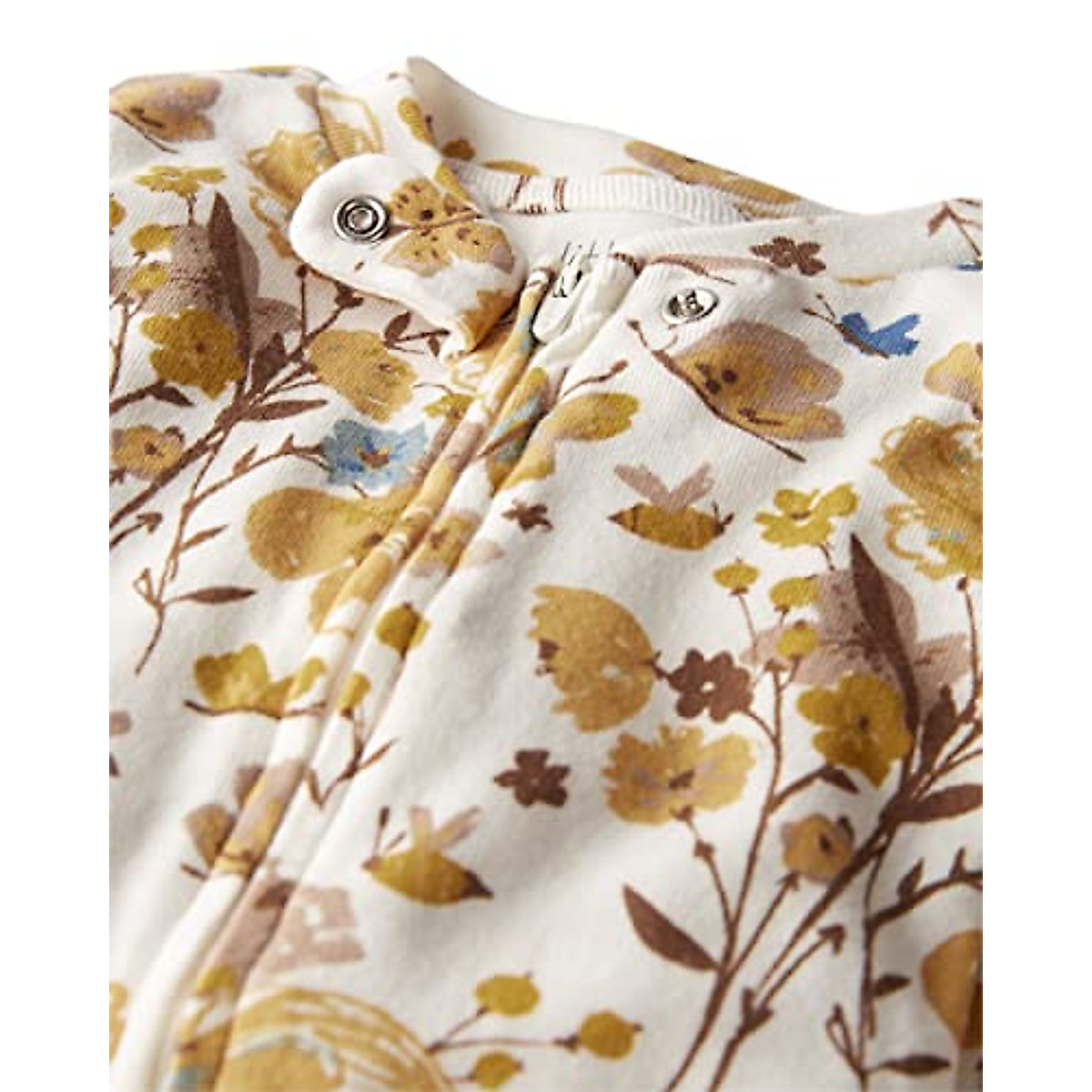 Little Planet Baby Organic Cotton Sleep and Play, Floral, 3 Months