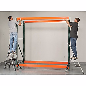 AK Industrial Teardrop Pallet Rack Beam - 72in.L, Model Number AK-RBI-72-3