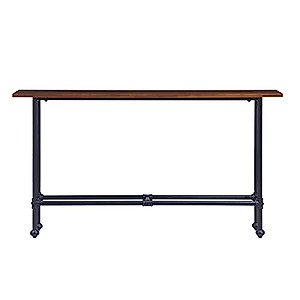 SEI Furniture Agnew Skinny Console Table, black (AMZ0906MC), 56 in x 8 in x 30 in