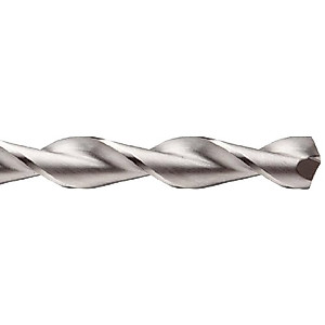 Chicago Latrobe 150DH High-Speed Steel Jobber Length Drill Bit, Uncoated (Bright) Finish, Round Shank, Parabolic Flute, 135 Degree Notched Point, Letter Size N (Pack Of 6)