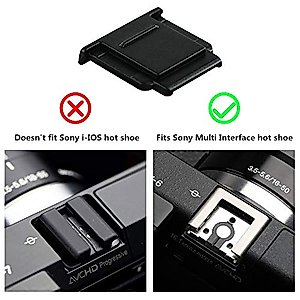 4PCS Camera Hot Shoe Cover Protector Cap for Sony A7R V A7RIV A7IV A7 IV III II ZV-E1 ZV-1F FX30 ZV-E10 ZV-1 A7S III II A7S A7 A9II A7C A6600 A6500 A6400 A6300 A6100 A6000 RX10 IV III Replace FA-SHC1M