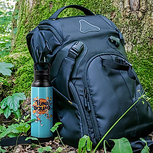 Space Jam 2 OFFICIAL Tune Squad Group 24 oz Insulated Canteen Water Bottle, Leak Resistant, Vacuum Insulated Stainless Steel with Loop Cap