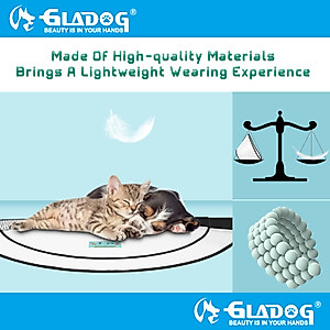 Soft Inflatable Dog Cone Collar Set, Protective Dog Donut Collar with a Comfy Plastic Cone for Dogs After Surgery, 2 E-Collars Protect More Areas, Adjustable Dog Cones for Large Medium Small Dog