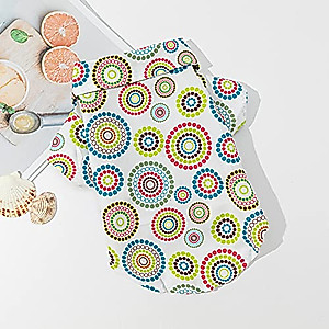 Summer Dog Clothes Lapel Collar Flower Printing Pet Puppy Dog Two-Legged Clothes for Outdoor Pet T-Shirt